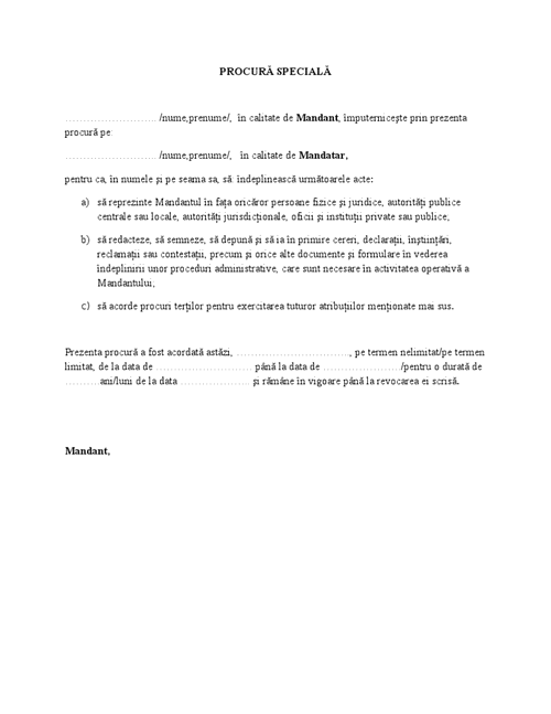 Care este diferența dintre procură și împuternicire. La ce folosește ...