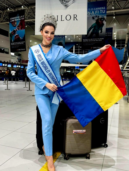 Cine este tânăra care va reprezenta România la Miss World 2024. Imagini impresionante cu Ada ...