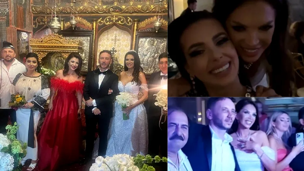 Rochia de mireasă spectaculoasă purtată de Cristina Spătar, la nunta cu ...