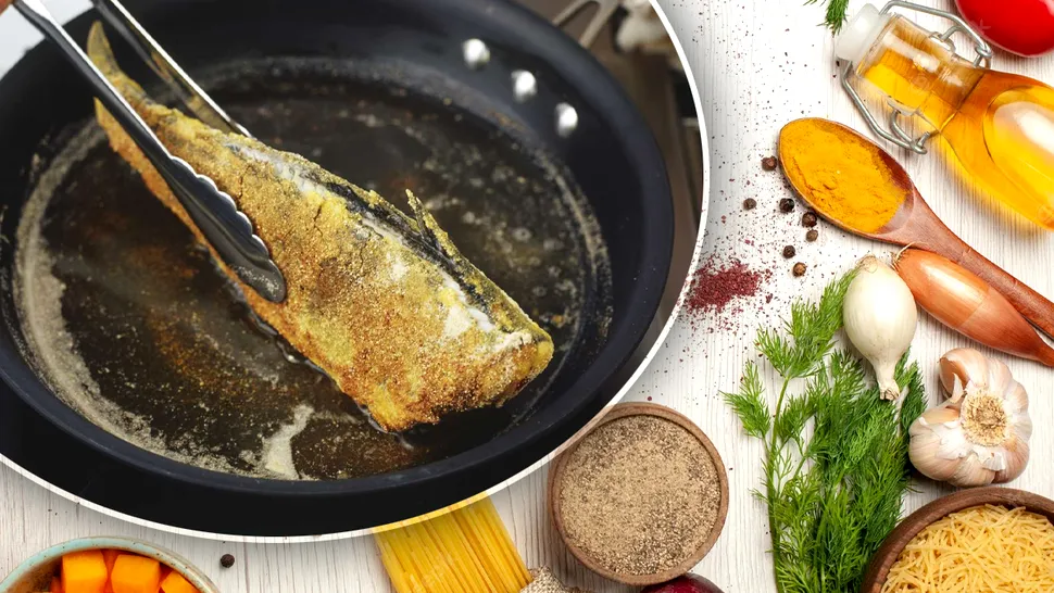 Ingredientul care te scapă de mirosul de pește, după prăjeală. Cum ...