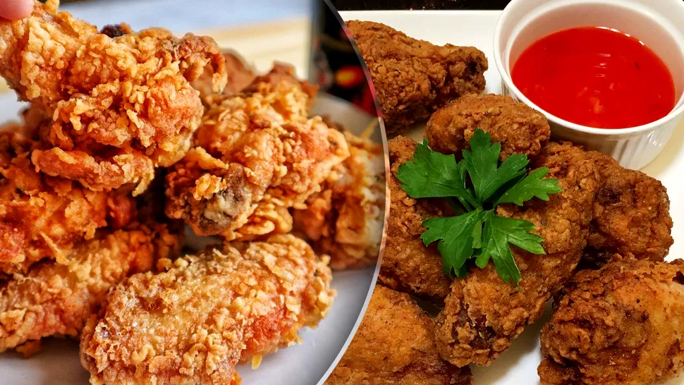 Cum să prepari aripioare de pui ca la KFC. Așa vor ieși crocante și ...