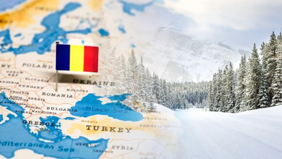 Localitatea din România unde este iarnă în toată regula. A nins ...